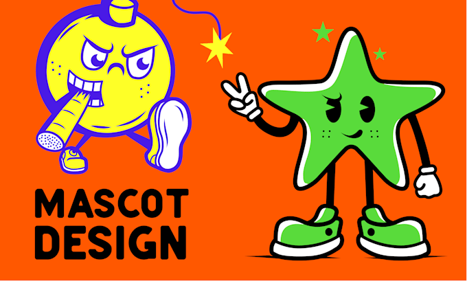 Make a custom vector mascot design by Elnidoestudio | Fiverr