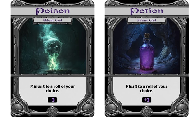 Draw a custom card illustration card game card game art board game ...