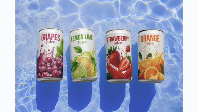 Design attractive food and beverages labels with nutritional info by ...