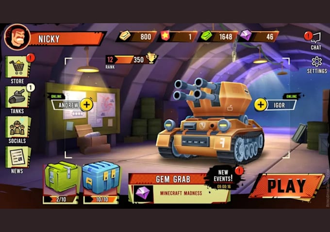 Design custom 2d game ui for mobile pc or indie game, buttons, icons ...