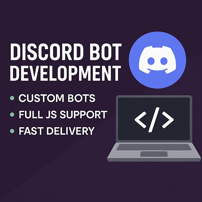 Develop a professional discord bot by Ka3z_dev | Fiverr