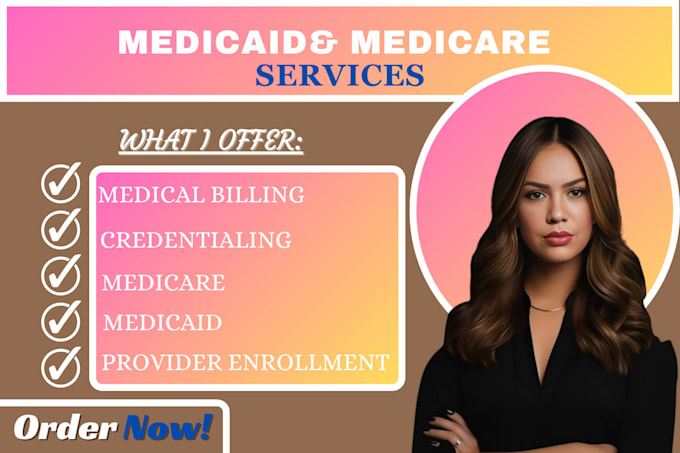 Do credentialing,provider enrollment and medicare and medicaid by Freda_001 | Fiverr