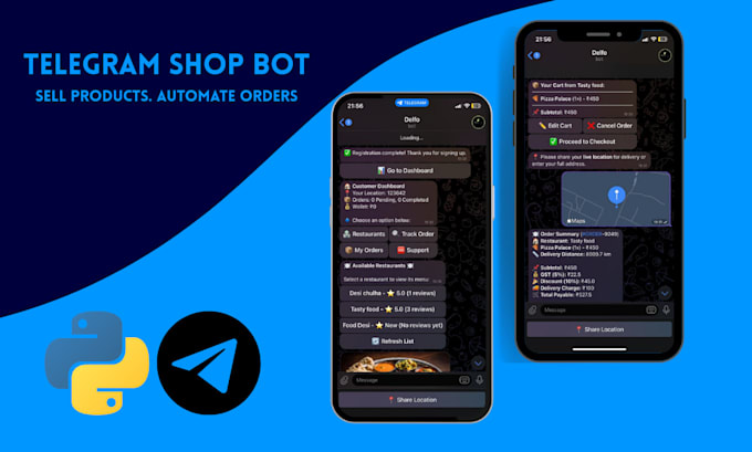 Create a telegram store bot for automated product sales by Dimgold151 ...