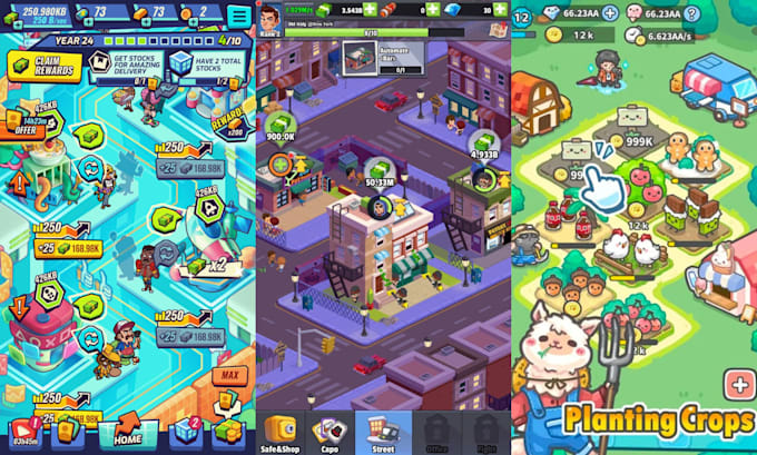 Do pixel art ui, hud, pixel gui, asset, icon and background for your game by Prudence_steven ...