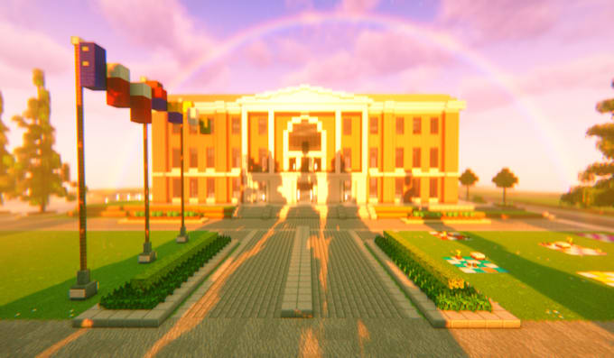 Build a detailed minecraft university map by Missknown | Fiverr