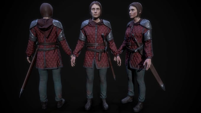 3d realistic character model,3d game character, game trailer character,ue5,maya by Greatjohny ...