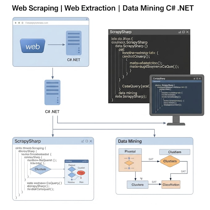Perform High Performance Web Scraping Data Extraction Using C Sharp By