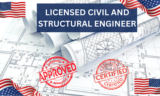 Do architectural usa pe stamp civilengineering stamp for city permit ...