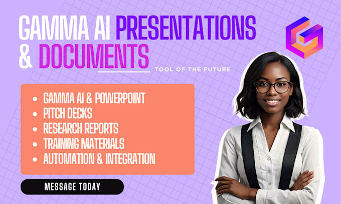 Craft stunning ai presentations and documents for you with gamma ai by Yehmicore | Fiverr