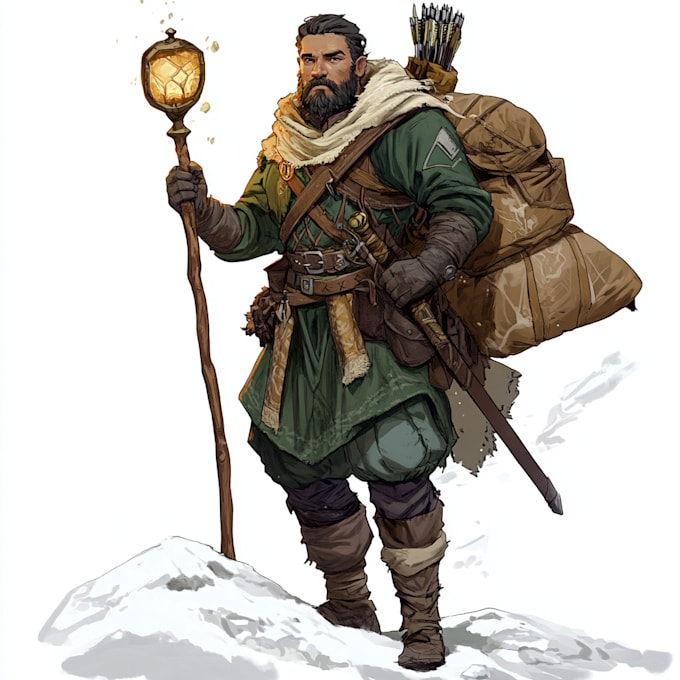 Design a dnd character art and dnd character illustration by Aidoboto ...