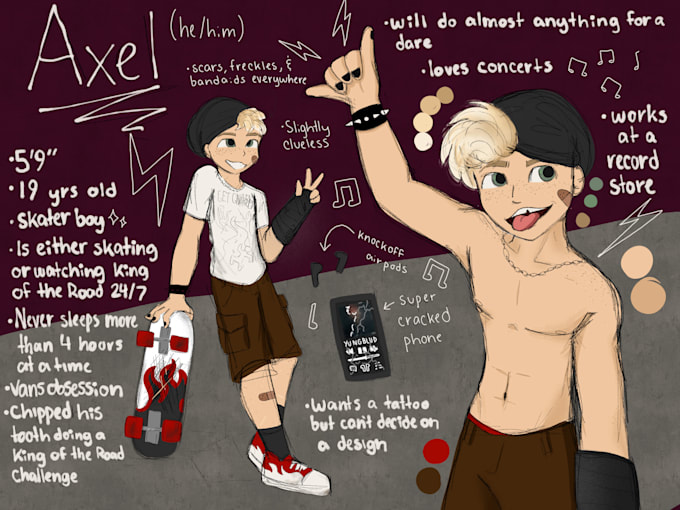 Design an original character by Ocean_rayz | Fiverr