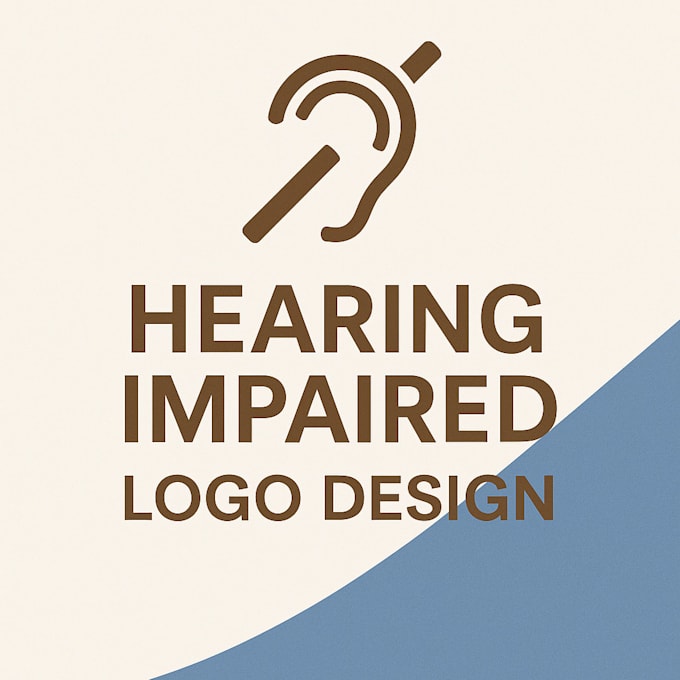 Design professional hearing impaired symbols and logo by Mirazbm | Fiverr