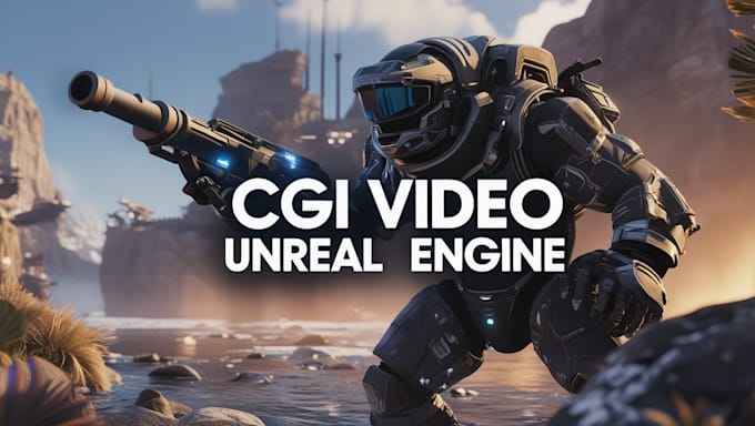 Do cgi video animation on unreal engine for ad, film, trailer promo ...