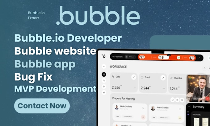 Do bubble saas bubble mvp bubble io website bubble app figma to bubble web app by Tope_top | Fiverr
