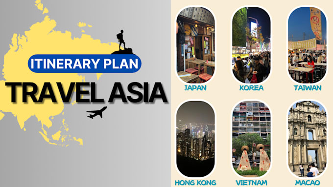 Create a travel itinerary plan for your trip in asia by Hsinwinner888 ...