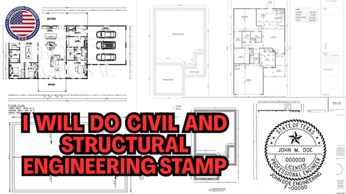 Do licensed civil and structural engineering stamp, illinois, colorado ...
