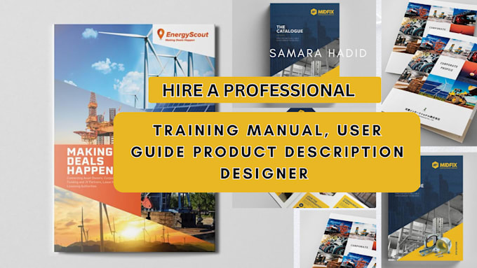 Design a professional booklet, user guide, instruction manual, training manual by Catherine__09 ...