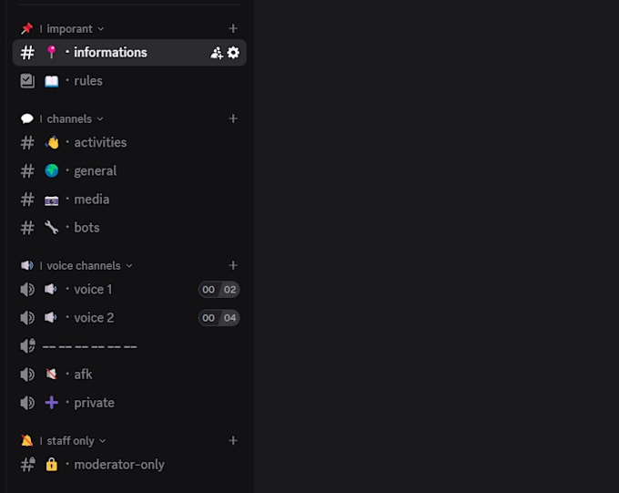 Make you discord servers by Kazehaze6 | Fiverr