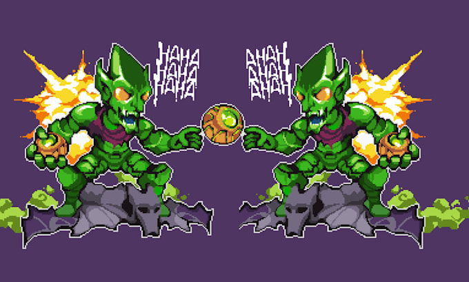 Hochwertiges pixel art 2d sprite sheet pixel animation pixel game art ...