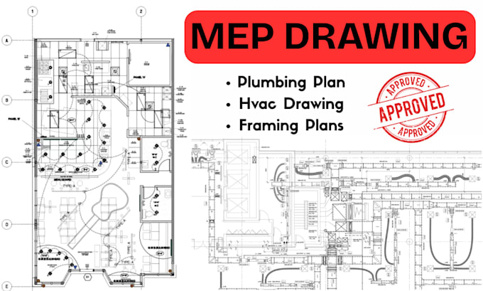 Provide professional mep drawings for your building or construction ...