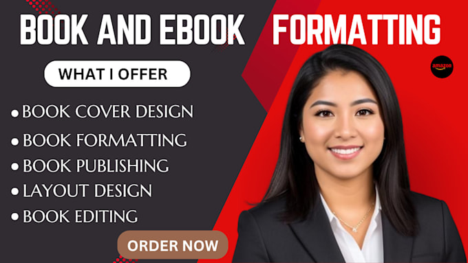 Do book editing, book cover design, book formatting and publishing by ...