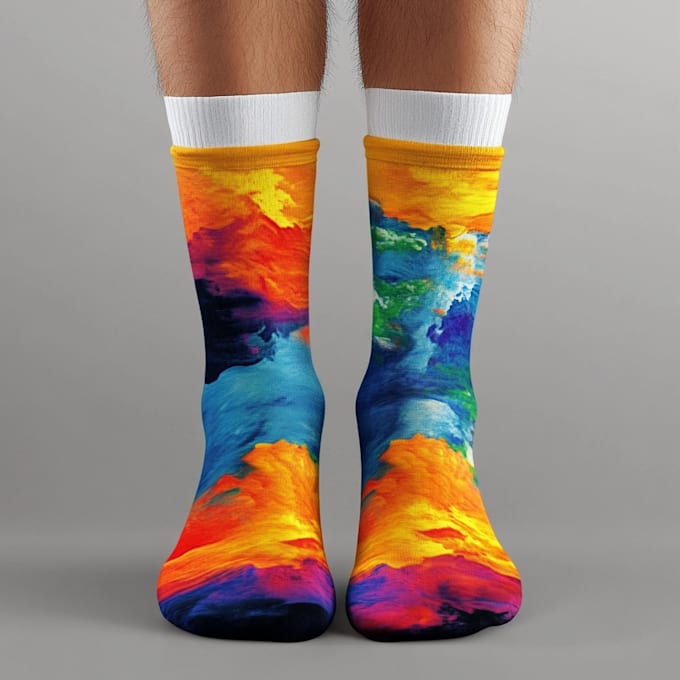 Draw a creative socks unique sock design for you by Sorayamyers | Fiverr