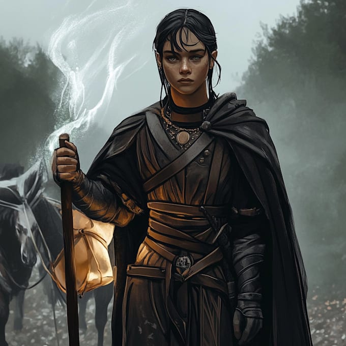 Make a high quality your dnd character art by Gweyansae | Fiverr
