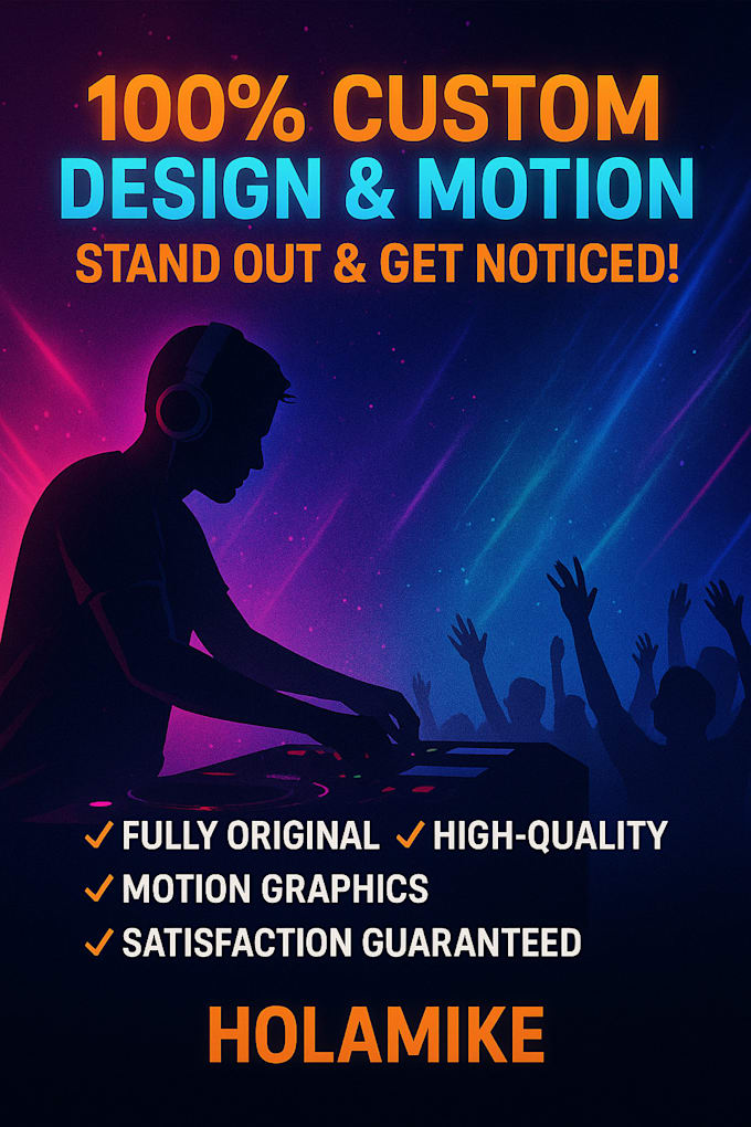 Design animated flyer and motion video party flyer by Holamike | Fiverr