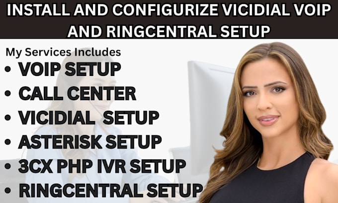 Install vicidial voip ringcentral setup vicidial and voip asterisk 3cx setup by Saalesguru | Fiverr