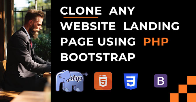 Clone any website landing page using php, bootstrap clone by Tasmimnaz | Fiverr