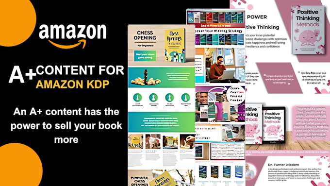 Design unique a plus content amazon kdp a plus content premium a plus ...