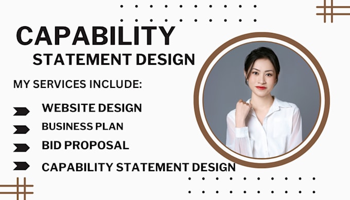 Design capability statements, business plans,winning proposals by ...