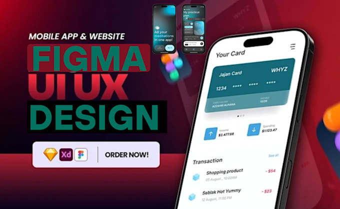 Do mobile app ui ux design, figma app design, app screenshots design by Kaylux_alex2 | Fiverr