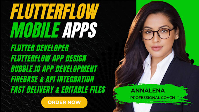 Build Your Flutterflow Or Bubble Io Mobile App With Custom Ui And