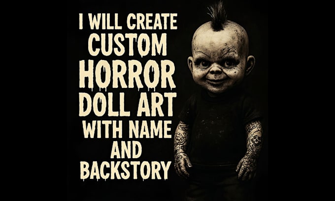 Create custom horror doll art with name and backstory by Artifexmortuum ...