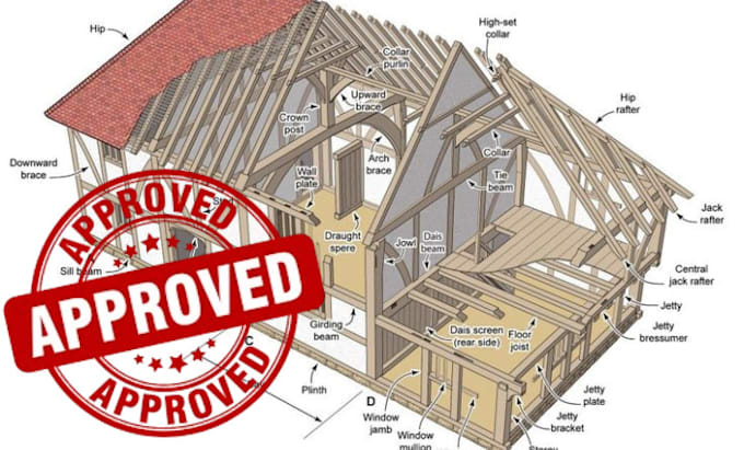 Design timber frame structural plans and calculations for permits in ...