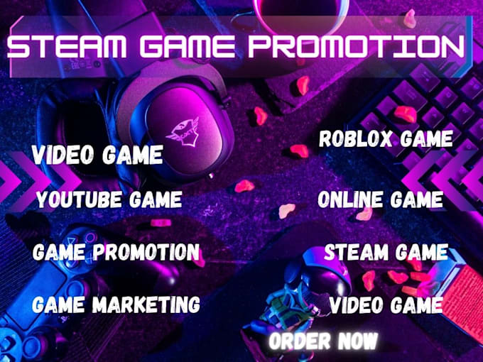 Steam game promotion, roblox online pc game marketing to boost steam ...
