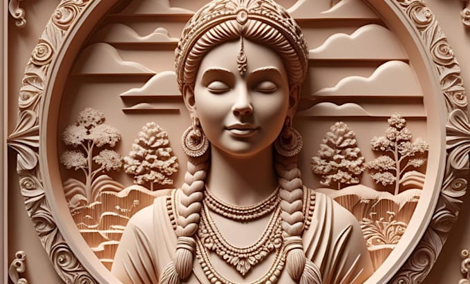 Do 3d bas relief, 3d wood carving, 3d engraving, 3d coin, cnc for 3d ...