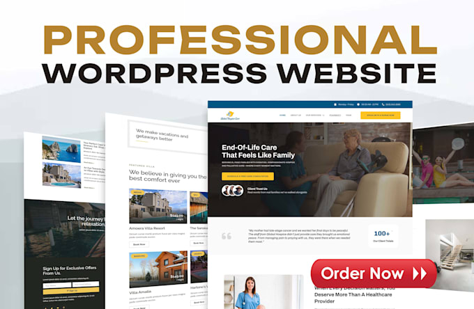Build responsive wordpress website design by Prodesignrr | Fiverr
