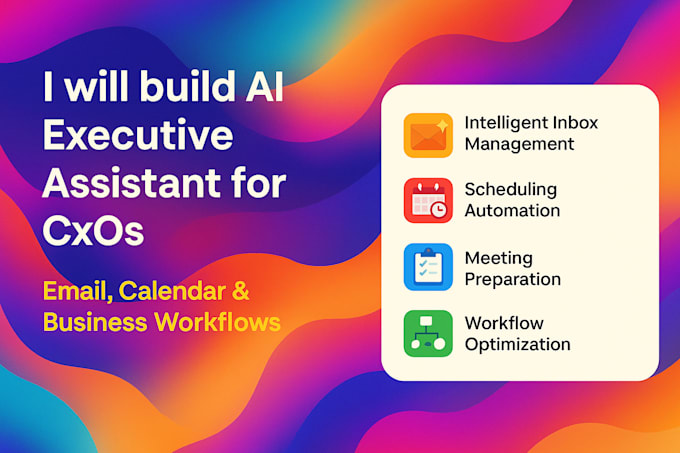 Build an ai virtual executive assistant for busy executives and ...