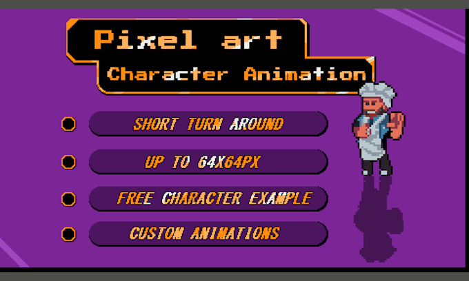 Create sprite sheet animation for your game by Korolp | Fiverr