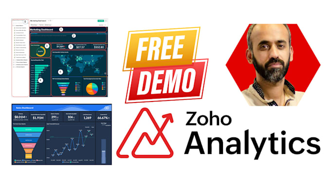 Create reports and dashboards in zoho analytics by Wasifsheikh777 | Fiverr
