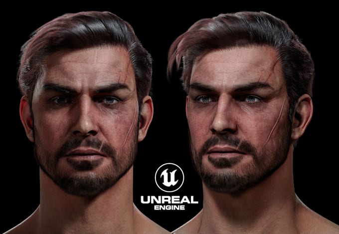 3d realistic metahuman game character 3d character modeling unreal engine game by Hamikaz | Fiverr