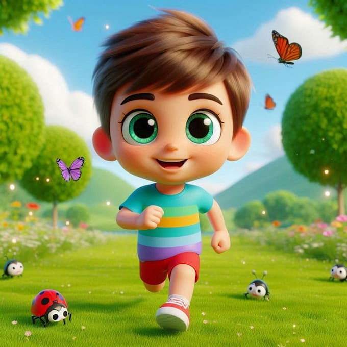 2d animation videos for kids by Amnagraphic | Fiverr