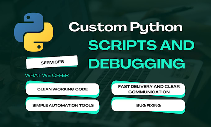 Help you with python scripting, automation, and debugging by Alyanakram | Fiverr