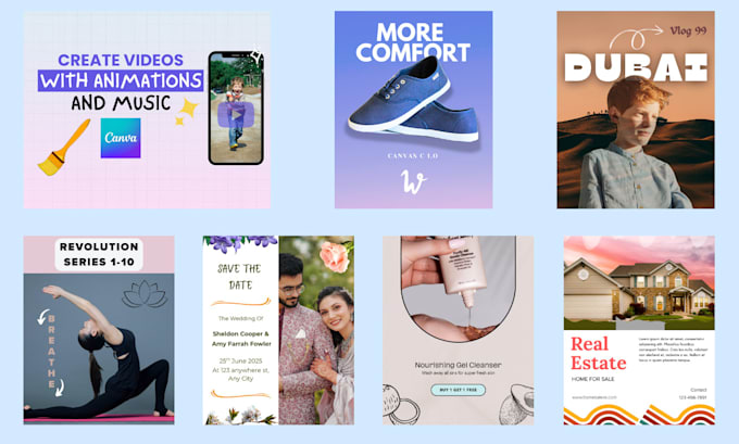 Create social media designs for your business or services using canva ...