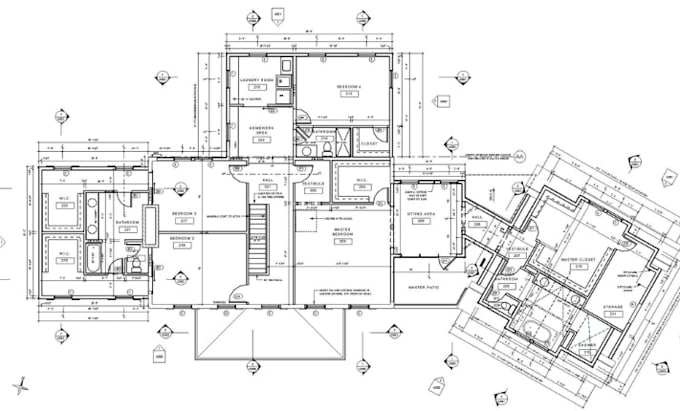 Do architectural drawing stamped and sealed mep floor plan city permit ...