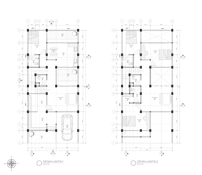 Redraw floor plan, from pdf or sketch to autocad dwg by Triplesheet | Fiverr