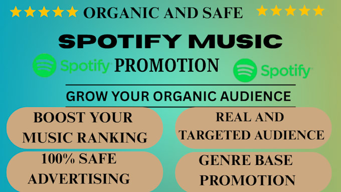 Do professional spotify music promotion via paid ads by Heydenluke01 ...