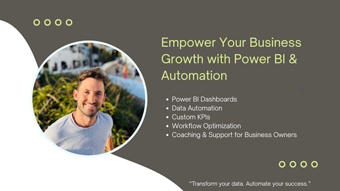 Create power bi dashboards and automate your business workflows by Santiagoborgnin | Fiverr